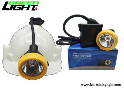 China GL8-C Corded LED Mining Cap Lamp 7.8Ah Li-ion Battery 18h Discharge 420g for sale