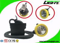 China USB Charging Rechargeable Miners Headlamp 7.8Ah 10000lux With Silicon Button Cap for sale