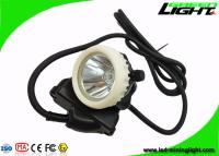 China GL5-B Corded LED Miners Cap Lamp 10000lux 6.6Ah Li-ion Battery IP68 Waterproof for sale