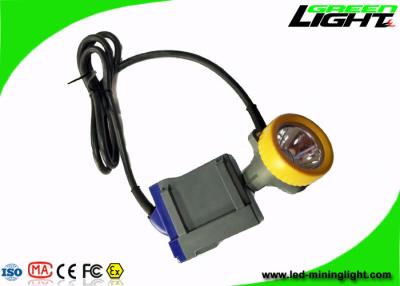 China Rechargeable Coal Miner Headlamp 15000lux 6.6Ah Li-ion Hard Hat Cap Lamp for sale