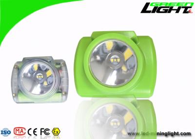 China Cordless Mining Headlamp 13000lux 200g Adjustable Stainless Steel Clip IP68 LED Cap Lamp for sale