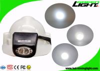 China Digital Screen Portable Cordless Mining Cap Lamps IP68 8000lux High Brightness for sale