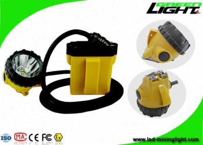 China GL12-A LED Safety Coal Mining Light 25000lux 15hrs 3.7V 10.4Ah Samsung Battery for sale