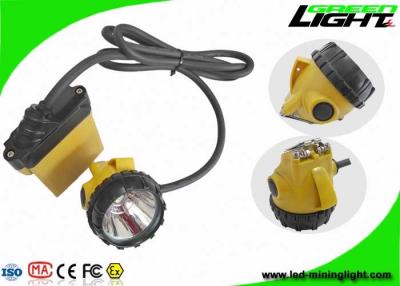 China IP68 Waterproof Rechargeable LED Headlamp 25000Lux Brightness 10.4Ah With SOS Function for sale