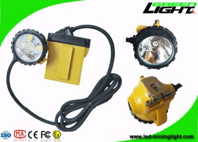China GL12-A 25000lux Mining Hard Hat Headlamp IP68 Waterproof 10.4Ah Low Power Warning for sale