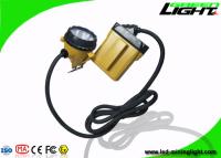 China Four Lighting Modes LED Mining Cap Light 25000lux Anti Explosion PC Material 10.4Ah for sale