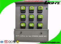 China GLC-6 Cordless Cap Lamp Mining Hard Hat Lights Charging Rack With 18 Units Double Side for sale