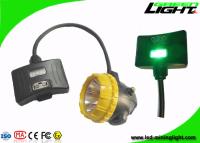 China Semi-Corded Mining Cap Lamp 15000lux 6.8Ah Panasonic Battery IP68 Waterproof for sale