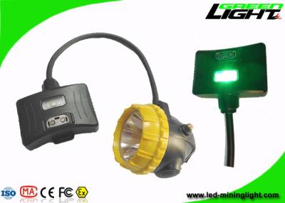 China Semi-Corded Mining Cap Lamp 15000lux 6.8Ah Panasonic Battery IP68 Waterproof for sale