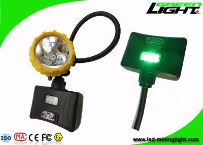 China High Beam Mining Head Light 6.8Ah Battery 15000lux Aluminum Cup for sale