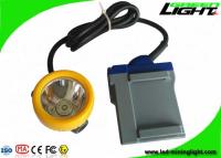 China 6.6Ah 15000lux Rechargeable Li-ion Mining Cap Light with 16hrs Runtime IP68 for sale