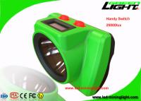 China 25000Lux Cordless Rechargeable LED Mining Headlamp IP68 Waterproof 6.8Ah Li-Ion Battery for sale
