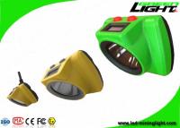 China Impact Resistant Cordless Mining Lights 25000Lux With OLED Screen Head Lamp for sale