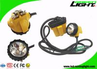 China IP68 Waterproof LED Coal Miners Lamp 25000lux 10.4Ah Battery Customized Color for sale