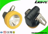 China Magnetic Charging 10000lux Underground Miner Cap Lamp IP68 3.8Ah Battery 170g for sale