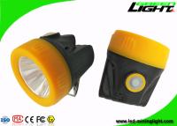 China Ultralight 170g Cordless LED Mining Cap Lamp 10000lux Explosion Proof IP68 for sale