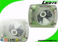 China Rechargeable Miners Cap Lamp 13000 Lux IP68 Waterproof with USB Charger Lightweight 200g for sale