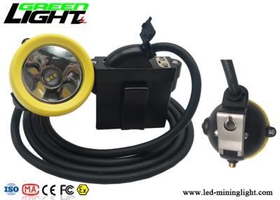 China GL8-D Corded Mining Cap Lamp 10000lux LED Headlight 18h Working Time IP68 Waterproof USB Charging for sale