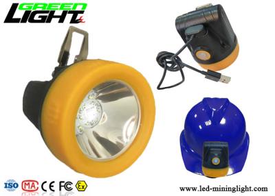 China Cordless SE Mining Hard Hat Light 10000lux LED Cap Lamp 3.8Ah Li-Ion Battery Charger for sale