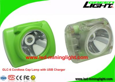 China Digital Cordless LED Miners Cap Lamp Mining Hard Hat Light 13000Lux 6.8Ah Battery for sale