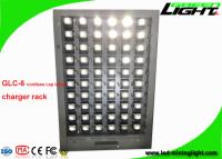 China GLC-6 Single Side 60 Units Cordless LED Miners Cap Lamp Charging Station 110V-240V for sale