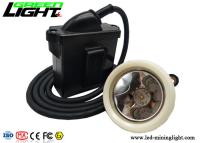 China GL5-B Corded Mining Cap Lamp 10000lux IP67 Waterproof 100000hrs Life 6.6Ah Li-ion for sale