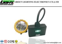 China Semi Corded Mining Cap Lights 15000lux High Brightness With Low Power Warning Function for sale
