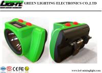 China OLED Screen Cordless Cap Lamp CREE 3W LED 6.8Ah Li-ion Battery 13000lux Mining Light for sale