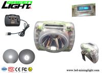 China Rechargeable Cordless LED Miners Cap Lamp Waterproof 13 Hours For Underground Mine for sale