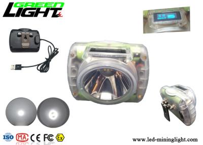 China Rechargeable Cordless LED Miners Cap Lamp Waterproof 13 Hours For Underground Mine for sale