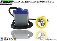 China CREE LED Miner Cap Lamp 15000lux 6.6Ah Rechargeable Lithium Battery ATEX CE for sale