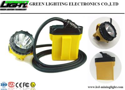 China GL12-A Cordless Mining Cap Lamp 25000lux 10.4Ah SAMSUNG Battery Four Lighting Modes for sale