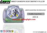 China USB Charging LED Miners Cap Lamp 25000lux 1.78W Flame Retardant OLED Screen for sale