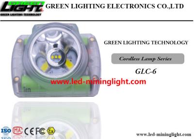 China USB Charging LED Miners Cap Lamp 25000lux 1.78W Flame Retardant OLED Screen for sale