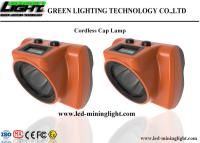 China High Brightness LED Cordless Cap Lamp 1.78W Lithium Lon Battery With OLED Screen for sale