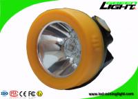 China Magnetic Charging Led Miners Cap Lamp 10000lux All In One Structure Msha Approved for sale