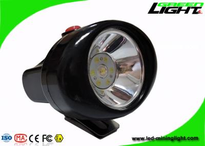 China Lightweight Mining Cap Lights 4000 Lux Plug - In Charging With Helmet Bracket for sale