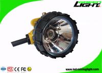 China Aluminum Cup Cordless Mining Cap Lamp 6.8Ah Panasonic Battery 15000lux for sale