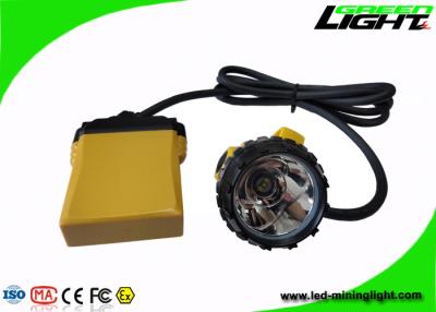 China 10.4Ah Samsung Battery LED Cap Lamp 25000lux IP68 Waterproof 4 Light Modes for sale