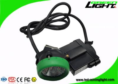 China Dust Proof LED Mining Cap Lamp 10000lux 7.8Ah Li-ion Battery Low Power Warning for sale