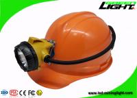 China Semi-Corded Miners Cap Lamp 15000lux IP68 6.8Ah Panasonic Underground Hard Rock Mining Light for sale