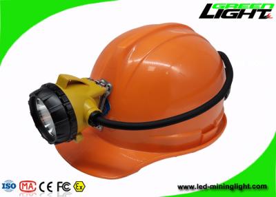 China Semi-Corded Miners Cap Lamp 15000lux IP68 6.8Ah Panasonic Underground Hard Rock Mining Light for sale