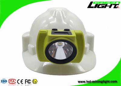 China Cordless Rechargeable LED Mining Cap Lamp IP68 Explosion Proof 18000lux 6.8Ah for sale