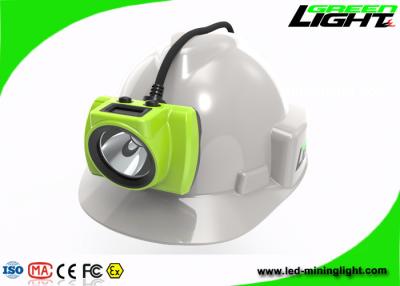 China Rechargeable LED Miners Cap Lamp 3.7V 18000lux High Brightness Explosion Proof IP68 for sale