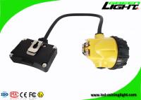 China Corded Rechargeable LED Headlamp 15000lux 6.8Ah Mining Cap Light GLS12-A for sale