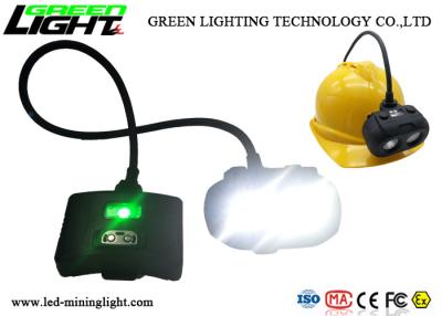 China Rechargeable 6800mAh 15000lux High Intensity IP68 Waterproof Underground Mining Cap Lamp for sale