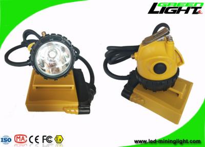 China PC Material LED Mining Cap Lamp 25000lux 10.4Ah Rechargeable IP68 GL12-A High Brightness for sale