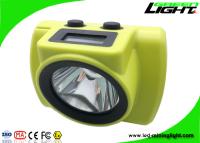 China Hard Hats Cordless Mining Cap Lamps OLED Screen USB Charger With Handy Switch for sale