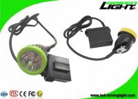 China IP67 Rechargeable LED Mining Headlamp 3.7W 11.2Ah Li-Ion Battery Hunting Light for sale