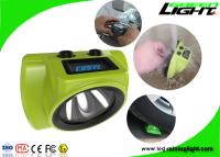 China Oled Screen Led Headlamp Mining Hard Hat Lights Lithium Battery 6.8Ah 18000lux for sale